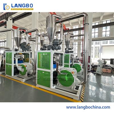 China Superior High Quality High Capacity PE PP PVC Pulverizer Machine for sale
