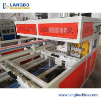 China Plastic Pipe Belling Machine Full Automatic Type Providing Socket Forming And Extrusion Line Integration With Adjustable Motor Control Bracket for sale