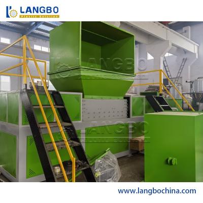 Cina Macchina di triturazione legno/metallo/plastica/cartagine/rottami Casa Cucina Rifiuti alimentari Spazzatura Mini Macchina di triturazione a due assi in vendita