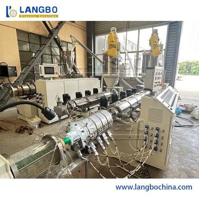 China Large Diameter PPR Pipe Extrusion Line with 12m/min Production Speed and  PLC Control for sale