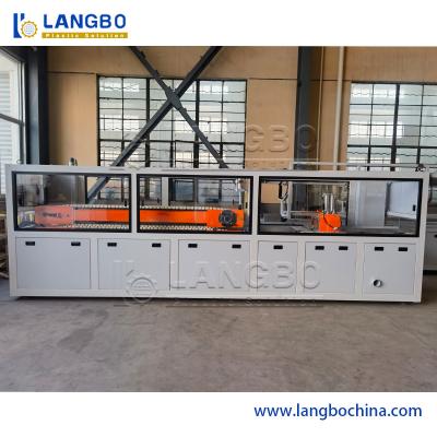 China 300mm PVC Profile Extrusion Line With Conical Double Screw Extruder for sale