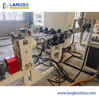 China Single Screw Extruder Machine For Plastic Supermarket PVC Price Tag Shelf Label Making for sale