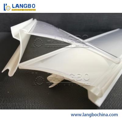 China PVC Price Tag Profile Extrusion Machine | Shelf Edge Display Label Holder Production Line for sale