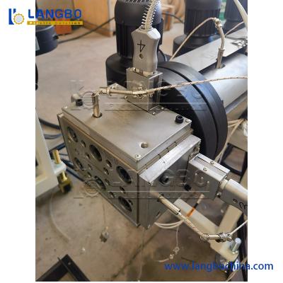 China Plastic PP / PE / LDPE Soft PVC Transparent Profile Extruder for sale