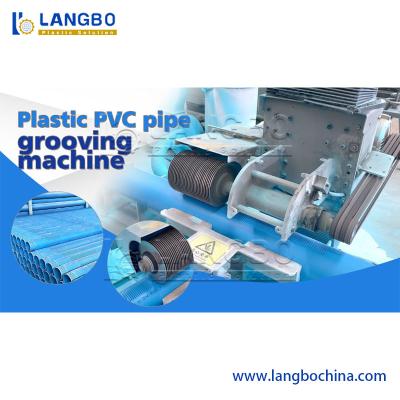 China 125-160mm PVC Pipe Slotting Machine with Precision Cutting, Flexible Pipe Diameter, and Cost-Efficient Operation for sale
