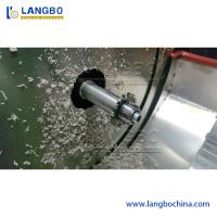 China Automatic PVC PE Pipe Threading Machine 16-160mm CNC Thread Cutter for sale