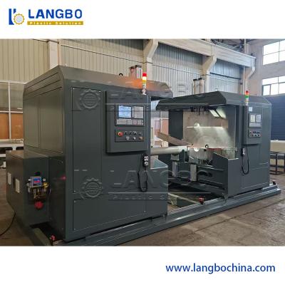 China PVC Pipe Thread Making Machine PVC PP PE Threading Machine for sale