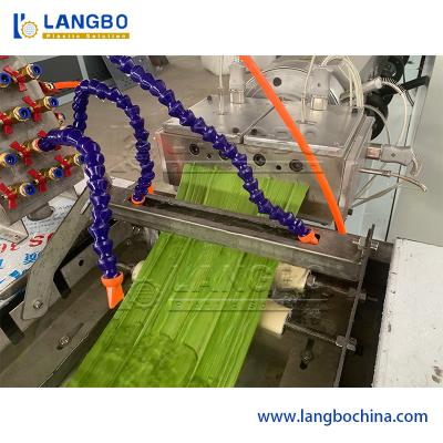 China Plastic Soft Sealing Waterstop Strip Window Door Frame Hollow Ceiling Extrusion Line PVC UPVC Profile Making Machine for sale