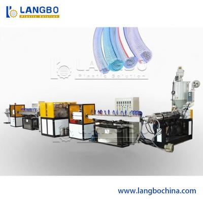 Китай Экструзионная машина для производства армированных шлангов из мягкого ПВХ для сада, оплетенных волокном продается