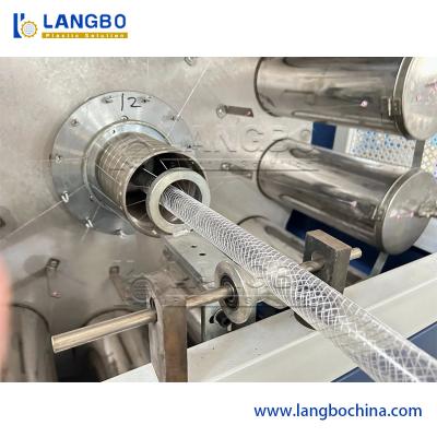 China Garden Water Braided Hose Extruder PVC Fiber Reinforced Pipe Machine for sale