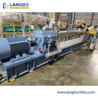 China PE PP Plastic Granulating Machine Pelletizer 100-1000 kg/h Output Twin Screw Extruder for sale