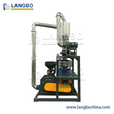 China Plastic Grinding Machine PE Pet LLDPE Flake Mill Pulverizer Miller for sale