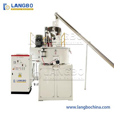China Horizontal/Veritical Type Mixing Equipment High Speed Mixing Unit Powder Plastic Mixer PVC Formula Mixing Machine Hot and Cold Mixer Machine for sale