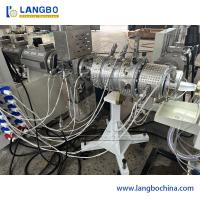 China Plastic PPR PE Pipe Making Line 3 Layer Co-Extrusion PLC Control 63mm for sale