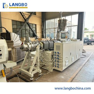 China PVC Pipe Extrusion Line Offering Versatile Pipe Production For Electrical Conduit Water Supply And Sewage Applications for sale