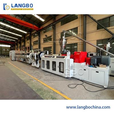 China Full Automatic Pipe Manufacturing Machine PVC Powder Direct Processing for sale