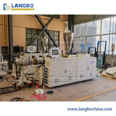 China Good Quality 20-200mm PVC Drainage Water Pipe Manufacturing Making Machinery Extruder Machine for sale