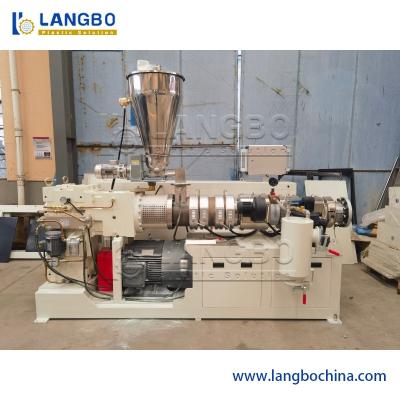 China PVC Pipe Production Machine with 16-630mm Diameter Range and Controlled Pipe Roundness Featuring Conical Twin Screw for sale