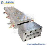 China PVC WPC Ceiling Panel Extrusion Line Conical Twin Screw Extruder 22KW to 55KW for sale