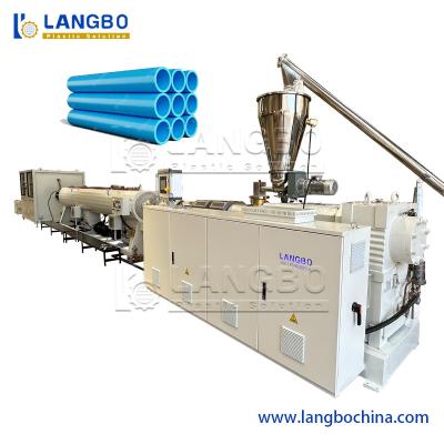 China UPVC / PVC Pipe Extrusion Line Full Automatic Plastic Pipe Production Line for sale