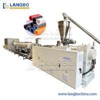 China PVC Conduit Extrusion Line 16-63mm Double Pipe Twin Screw Machine for sale