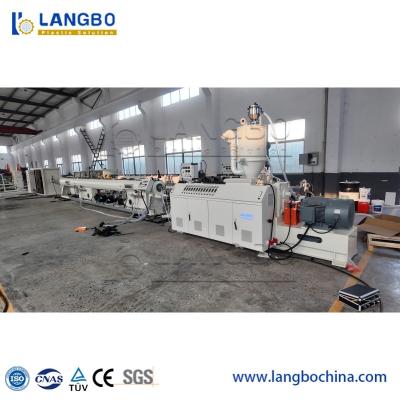 China SZ60/38 PE Pipe Extrusion Line / HDPE Pipe Making Machine / Plastic Pipe Production Line for sale