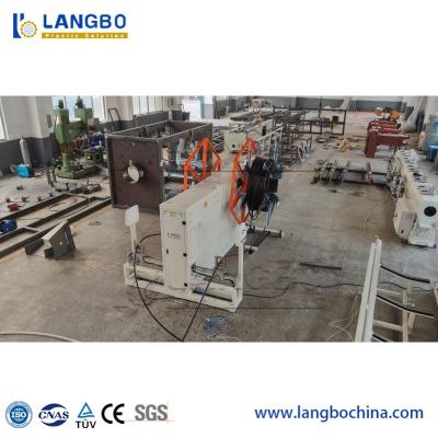 China 75-250mm HDPE Pipe Production Machine with Online Diameter Control and High Output 350Kg/H for sale