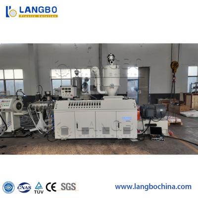 China 20-90mm PE HDPE PPR Plastic Water Gas Oil Supply Pipe Tube Extrusion Production Line Single Screw Extruder Pipe Making Machine for sale