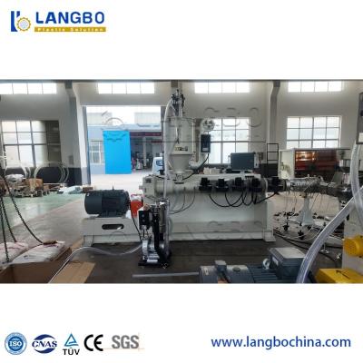 China 16 to 1600mm Plastic PVC PPR PE HDPE Water Supply Drainage Irrigation Gas Pipe Making Machine Extrusion Line for sale