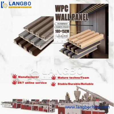China PVC Fluted Decoration Panel Extrusion Line | Stable Haul-Off & Precision Cutting for sale