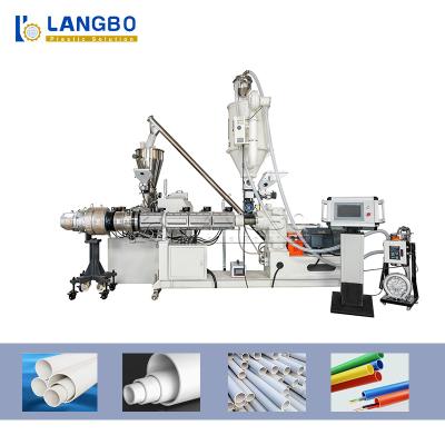 China PLC control PVC Pipe Production Line high output and productivity for sale