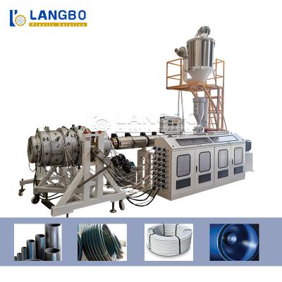 China Plastic Single Extruder PE HDPE Irrigation Water Supply Pipe Tube Production Making Machine for sale