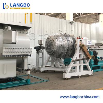 China HDPE Pipe Extrusion Line| Uniform Wall Thickness Large Diameter for sale