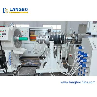 China PVC Pipe Extrusion Line with Twin Screw Extruder, Stable Vacuum Calibration System, and PLC Control for sale