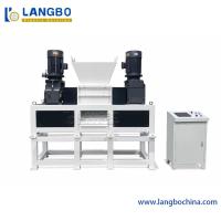 China Waste Processing Shredder Machine Automatic Control System For Industrial Recycling for sale