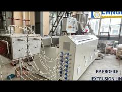 Wall Panel Production PVC Profile Extrusion Line / WPC Profile Extruder Making Machine