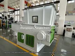 factory waste plastic pipe shredder machine for pp / pe / hdpe / ldpe / pvc