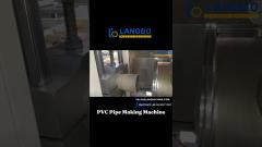 PVC Pipe Making Machine – Extrusion and Socketing in One Line #machine #pipeextrusion #pvcpipe