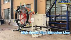HDPE Pipe Coiler Winder Machine