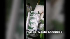 Plastic Bottle Woven Bag PP/PE/HDPE/LDPE Recycling Shredder