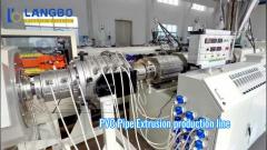 PVC pipe extrusion production line
