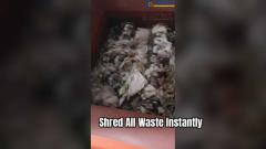 Industrial Shredder Machine for Plastic Wood Paper and Metal Can Recycling