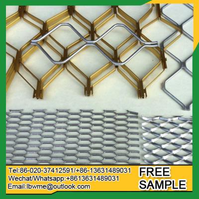 China Singapore aluminium grid wire mesh amplimesh grille diamond grille for window for sale