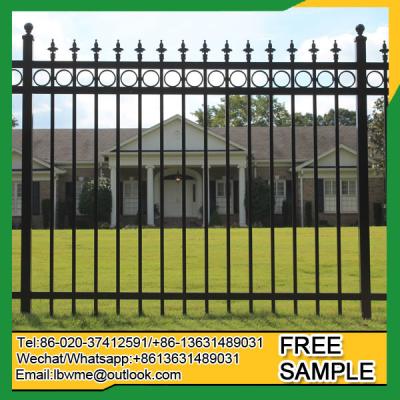 China BocaRaton tubular fence Sebastian ornamental picket fencing manufacturer for sale