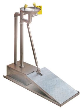 China Vertical automatic emptying antifreeze eye washer for sale