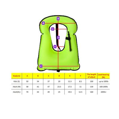 China diving snorkeling vest for sale