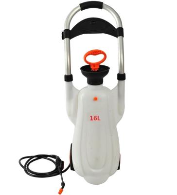 China Movable 16L pressure eyewash equipment, 16L Trolley emergency ABS eye wash station for sale