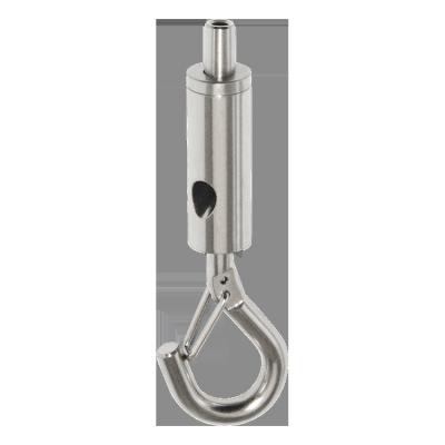 China Stainless Steel Brass Carbon Steel Cable Gripper Led Hanging Fixtures with Hook for sale