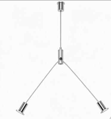 China Adjustable Length Stainless Steel Suspension Kit for Easy Installation of LED Panel Lights for sale
