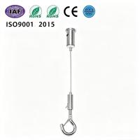 China Customized Panel Light Suspension Kit Adjustable With Spring Safety Hook for sale